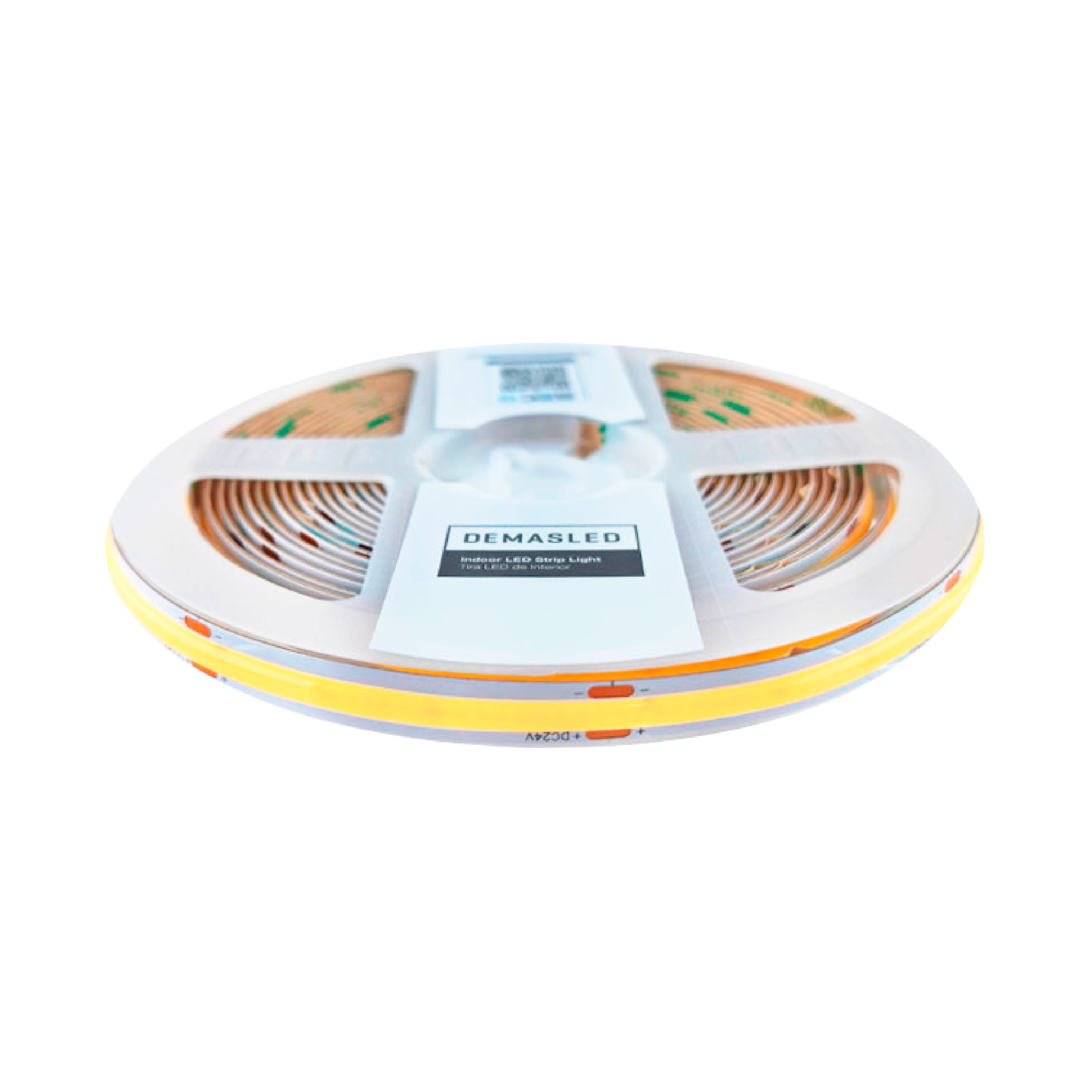 Tira LED COB 24V 10W/m, Blanco Neutro 1100lm/m 480 LEDs/m, 8mm, 5m