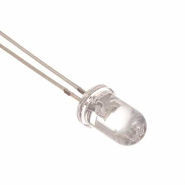 Diodo LED, 5mm Rojo 625nm, 5.000mcd 2V 100mW 20mA