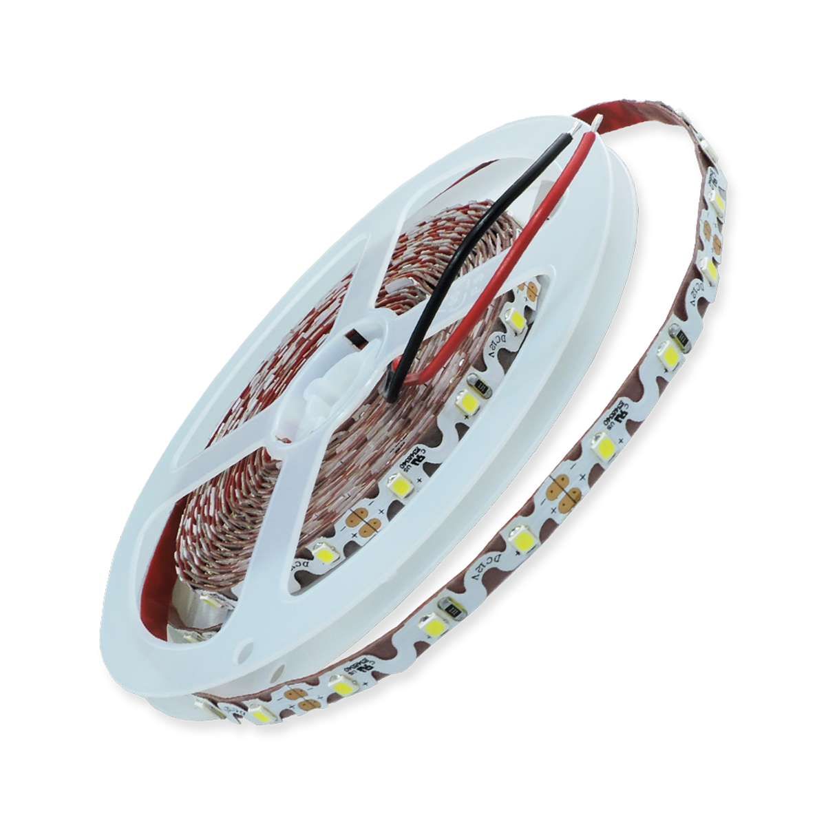 Tira LED Zig-Zag SMD2835, 12V 6.2W/m Frío, 660 lm/m 60 LEDs/m, 5m